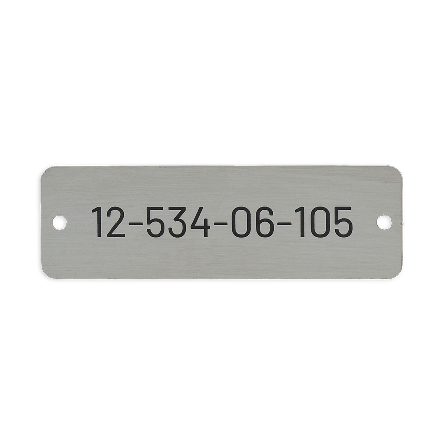 Plaques d'identification inox de marquage de haute qualité à ...
