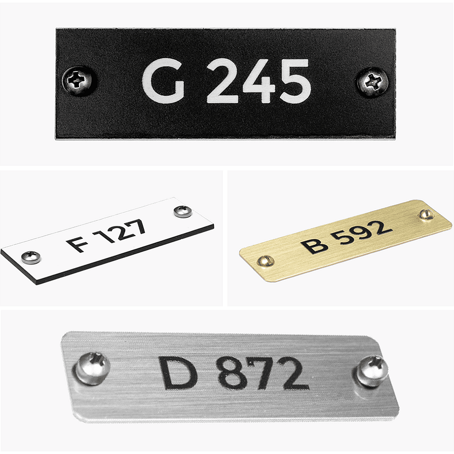 Labels and plates online - Quantity discount - Signomatic